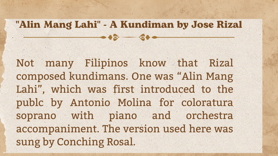 Rizal's Life and Works